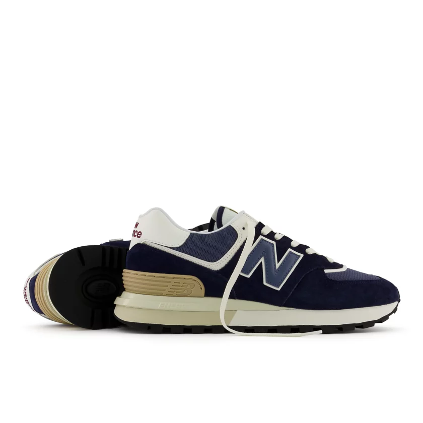 New Balance 574 Navy White Beige (U574LGBB)
