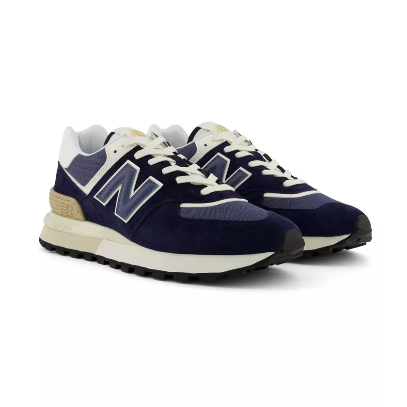 New Balance 574 Navy White Beige (U574LGBB)