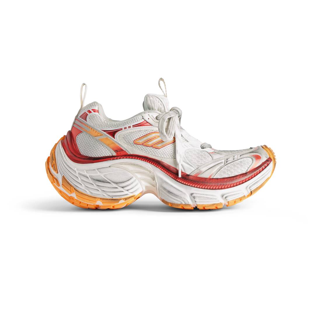 Balenciaga 10xl Sneaker White / Red / Orange (792778W2MV29670)