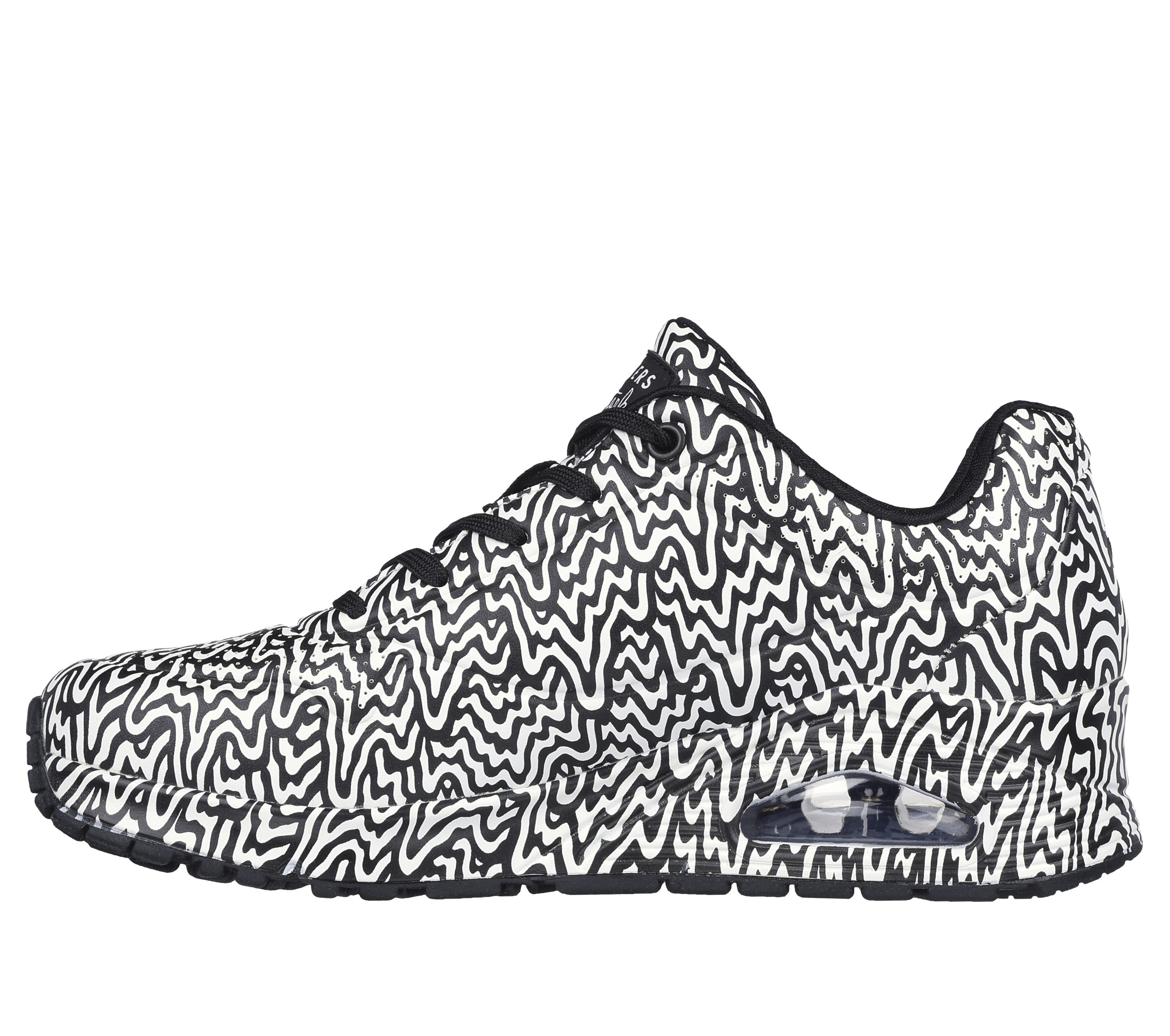 Skechers Jen Stark: Uno - Infinite Drip - Zwart / Wit (177960-BKW)