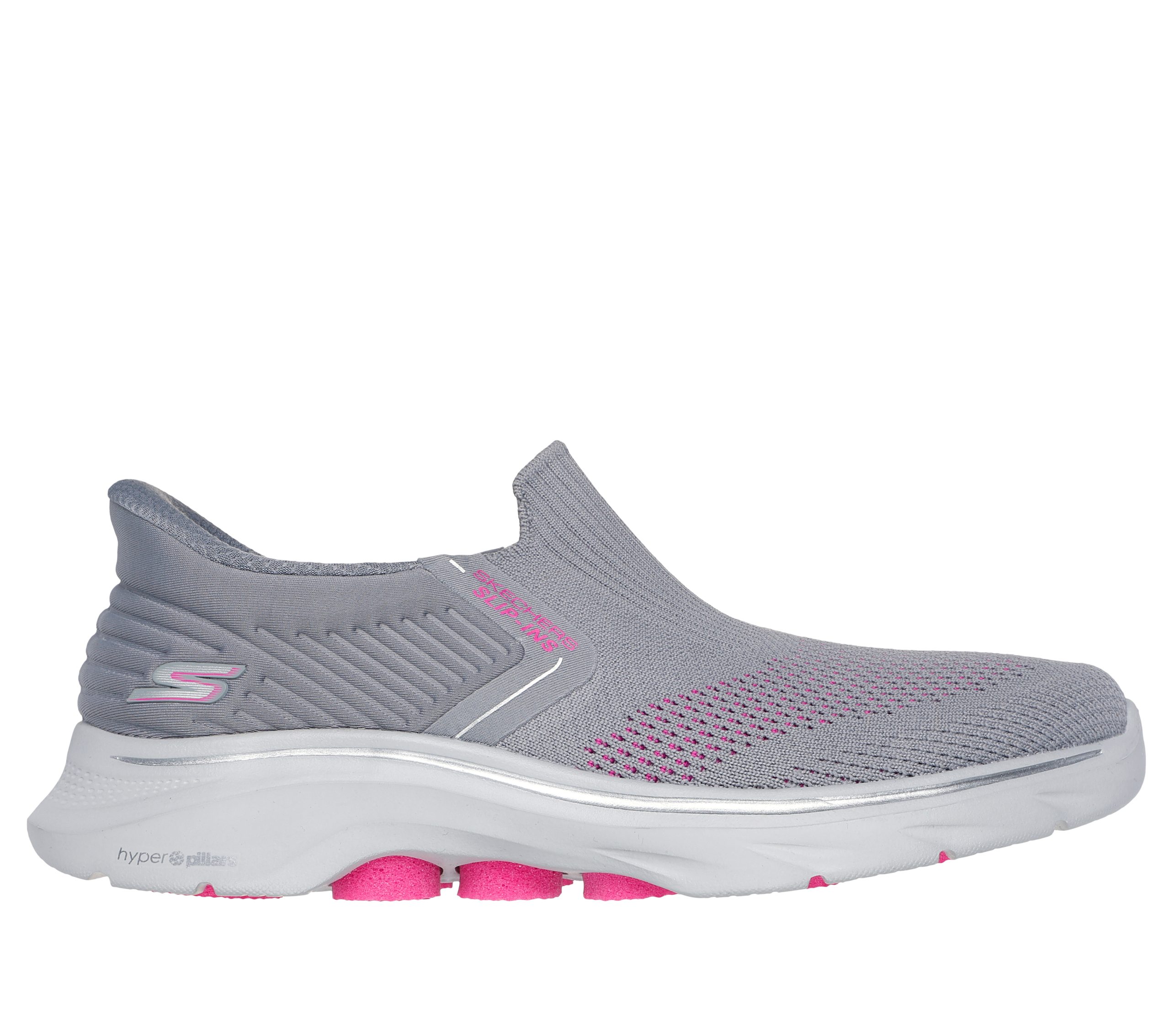 Skechers Skechers Slip-ins: GO WALK 7 - Ida - Grijs / Heet Roze (125246 ...
