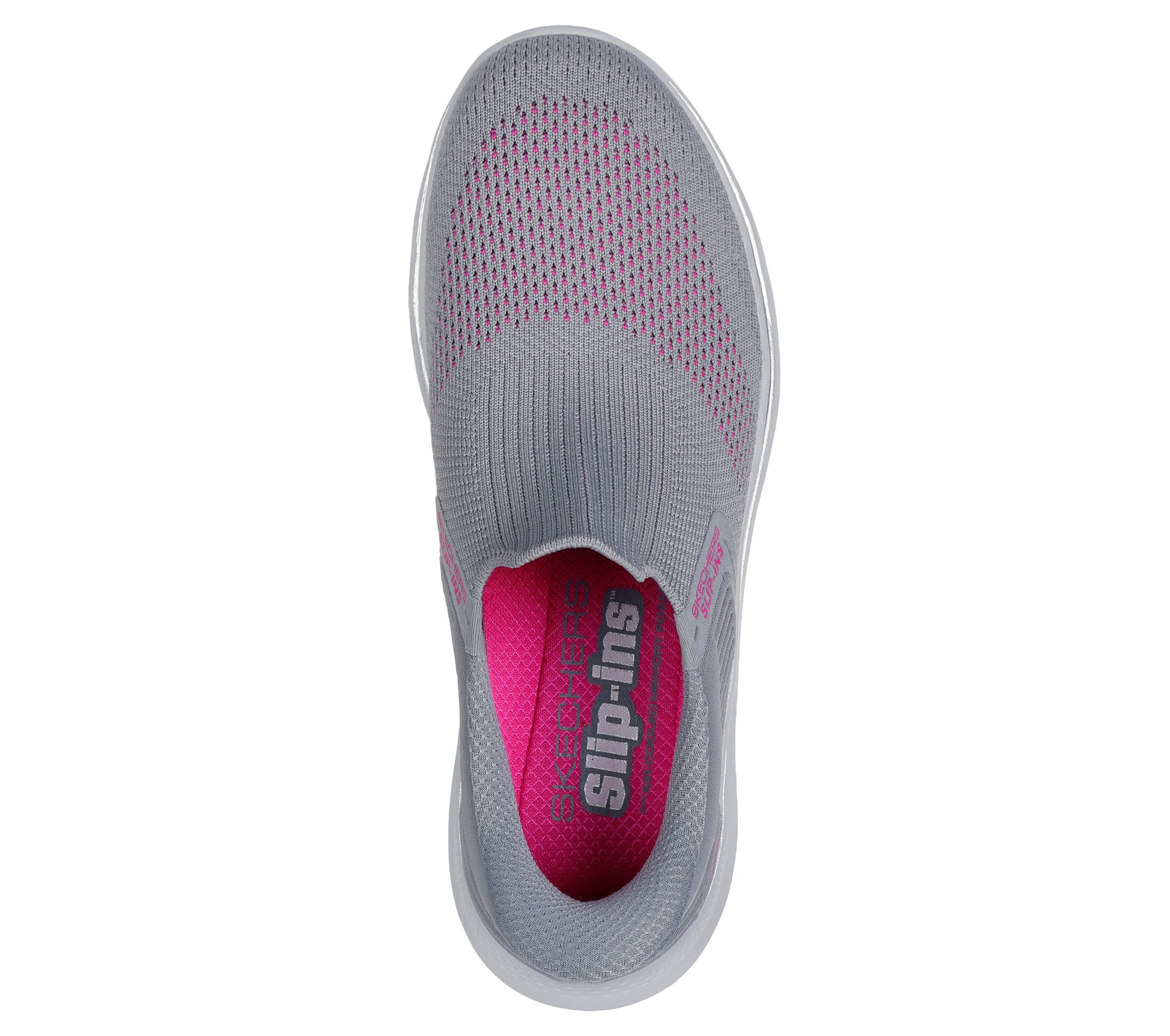 Skechers Skechers Slip-ins: GO WALK 7 - Ida - Grijs / Heet Roze (125246 ...
