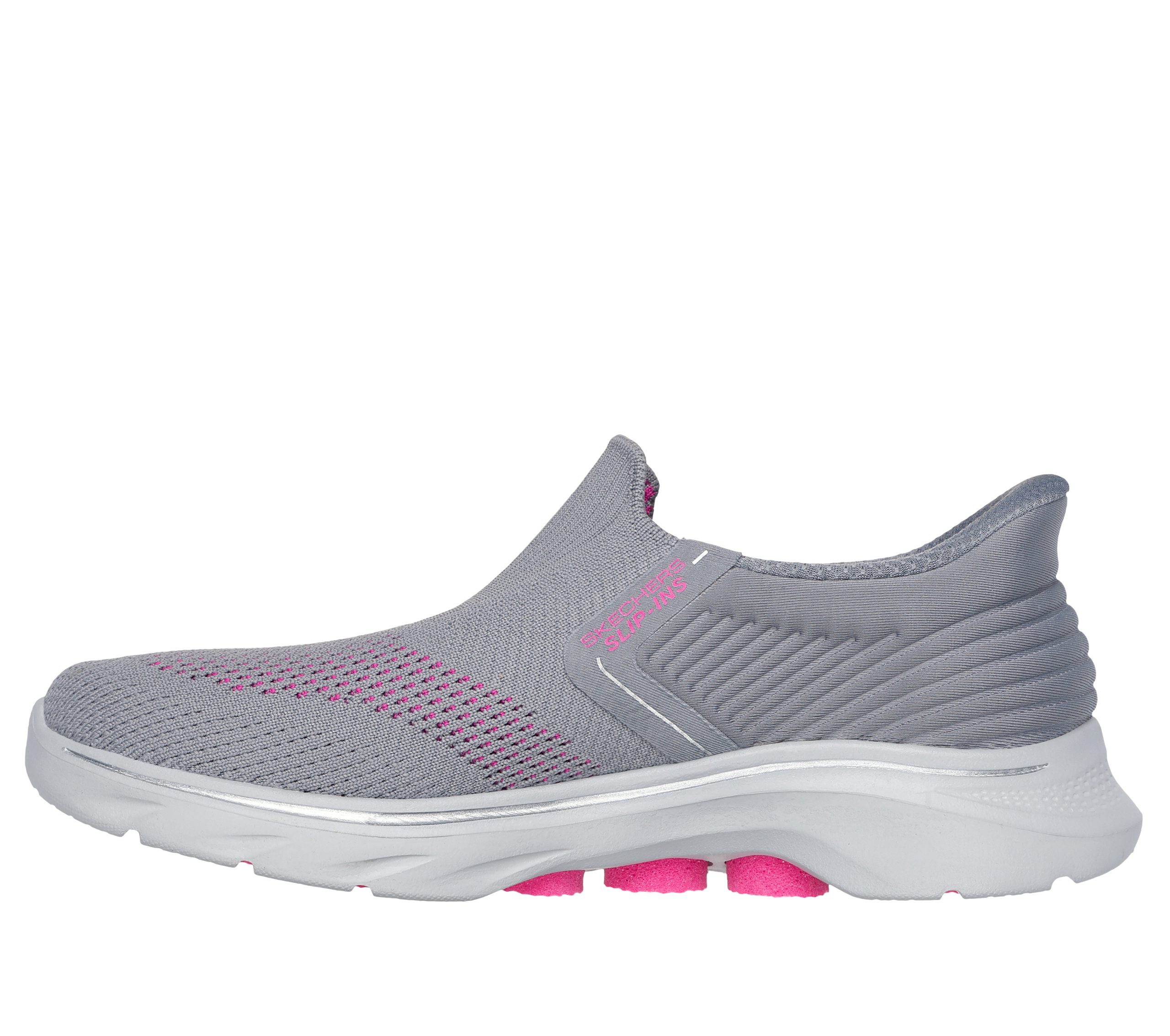 Skechers Skechers Slip-ins: GO WALK 7 - Ida - Grijs / Heet Roze (125246 ...