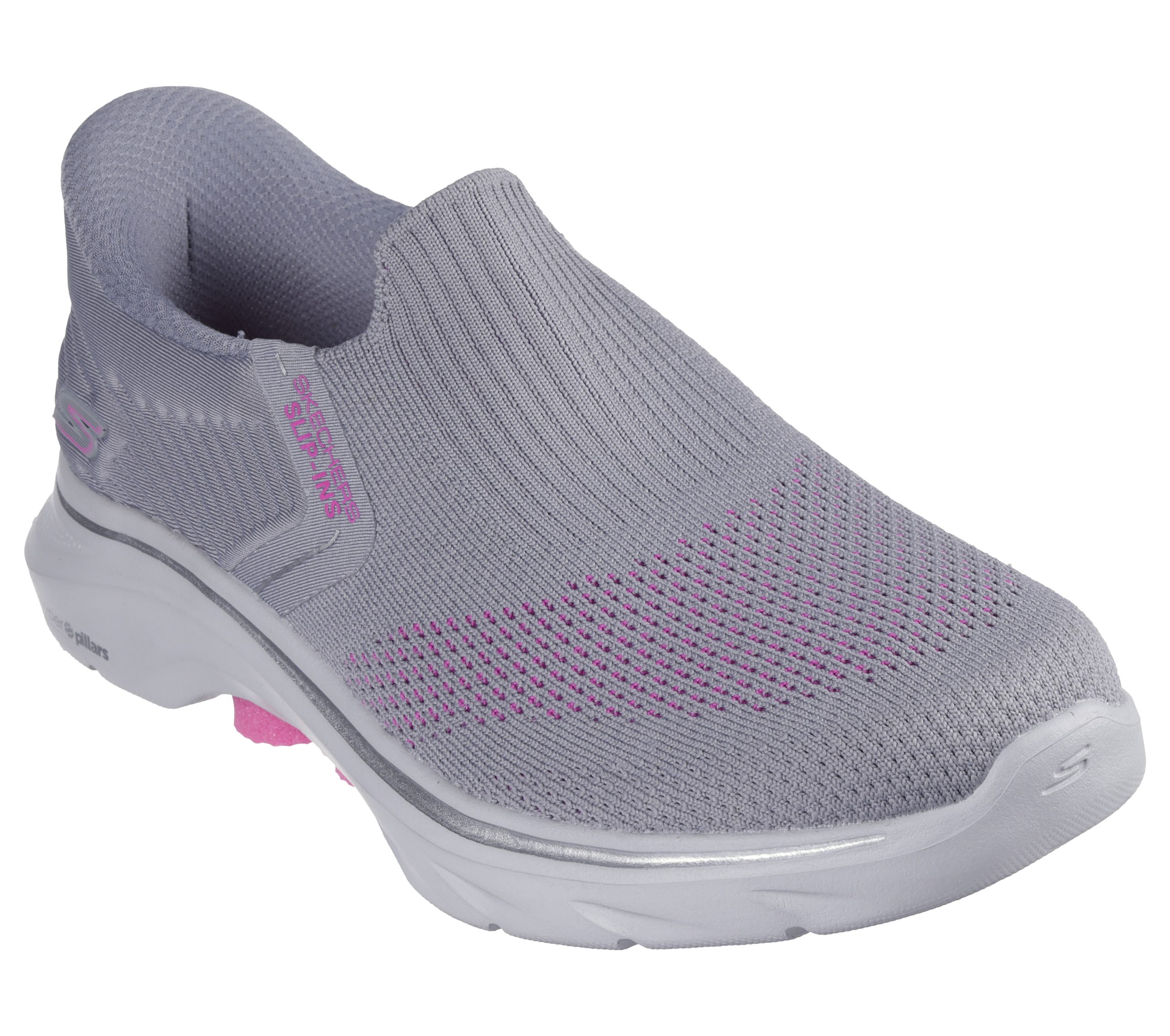 Skechers Skechers Slip-ins: GO WALK 7 - Ida - Grijs / Heet Roze (125246 ...